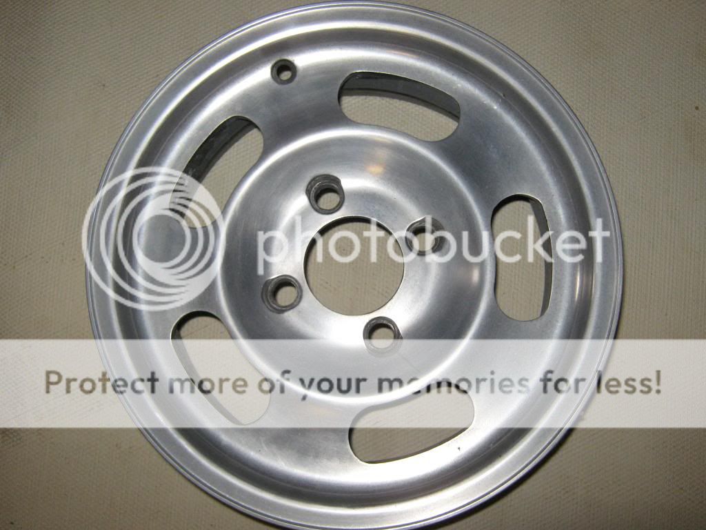 MGB RELIANT SCIMITAR ORIGINAL 14 INCH CLASSIC COBRA SLOT MAG ALLOY WHEELS